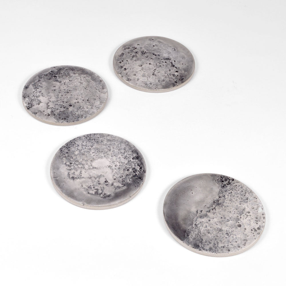 Moon Collection | Coasters - Grey – bronsen