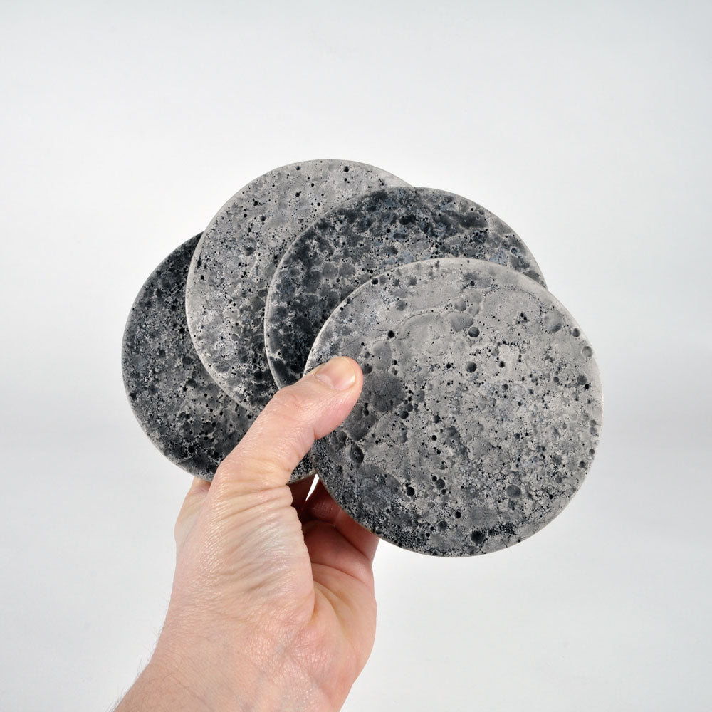 Moon Collection | Coasters - Grey – bronsen